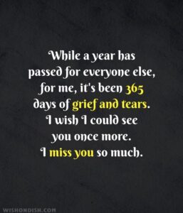 20+ Heartfelt 1st Death Anniversary Messages - WishonDish