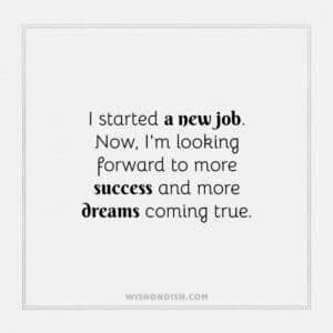 20+ Started New Job Quotes for Your New Beginning